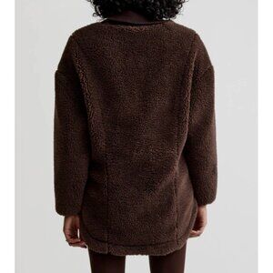 Varley | Tops | Varley Stratton Faux Fur 2 Zip Sherpa Jacket Brown Xs ...